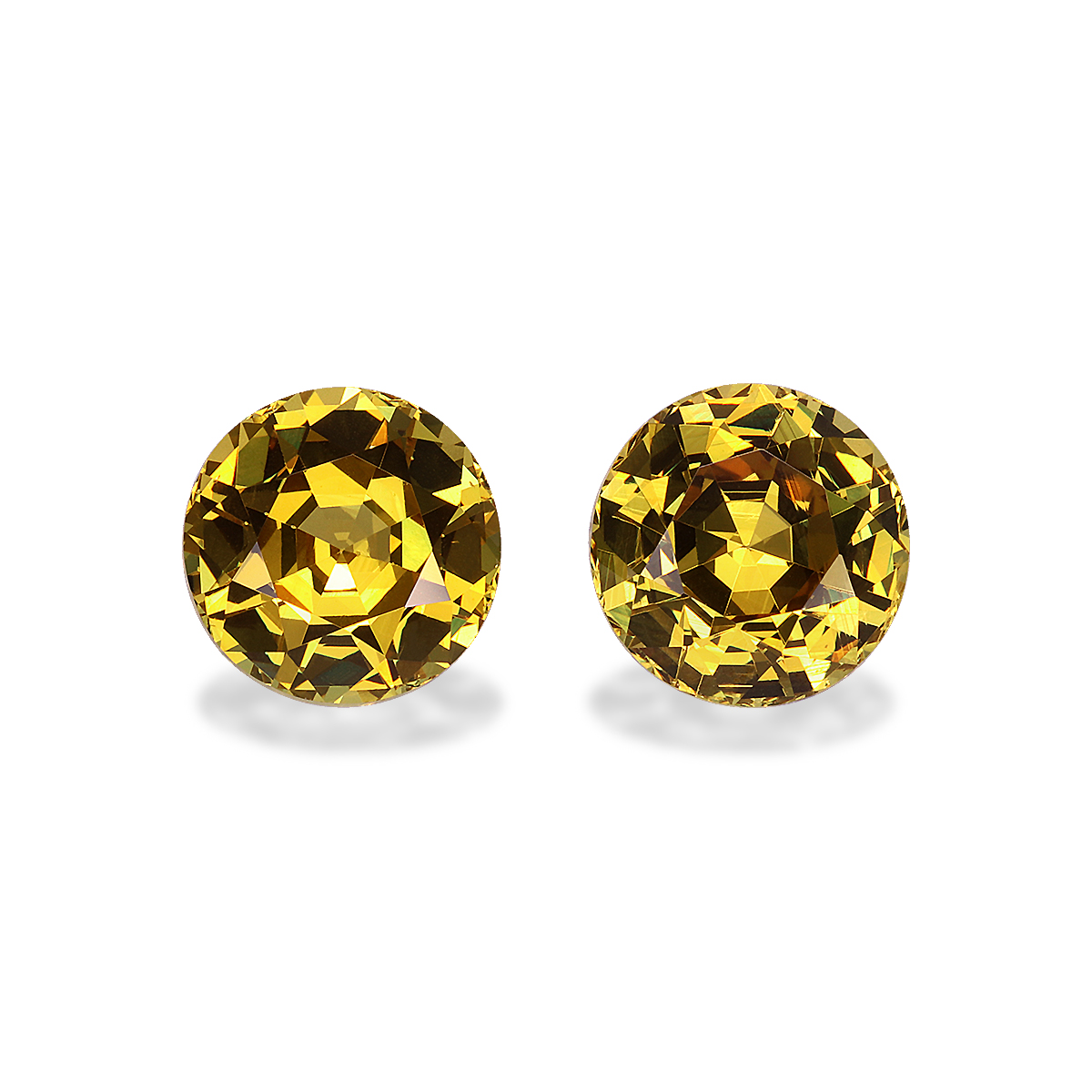 Yellow Grossular Garnet 4.30ct - 7mm Pair (GG0151)