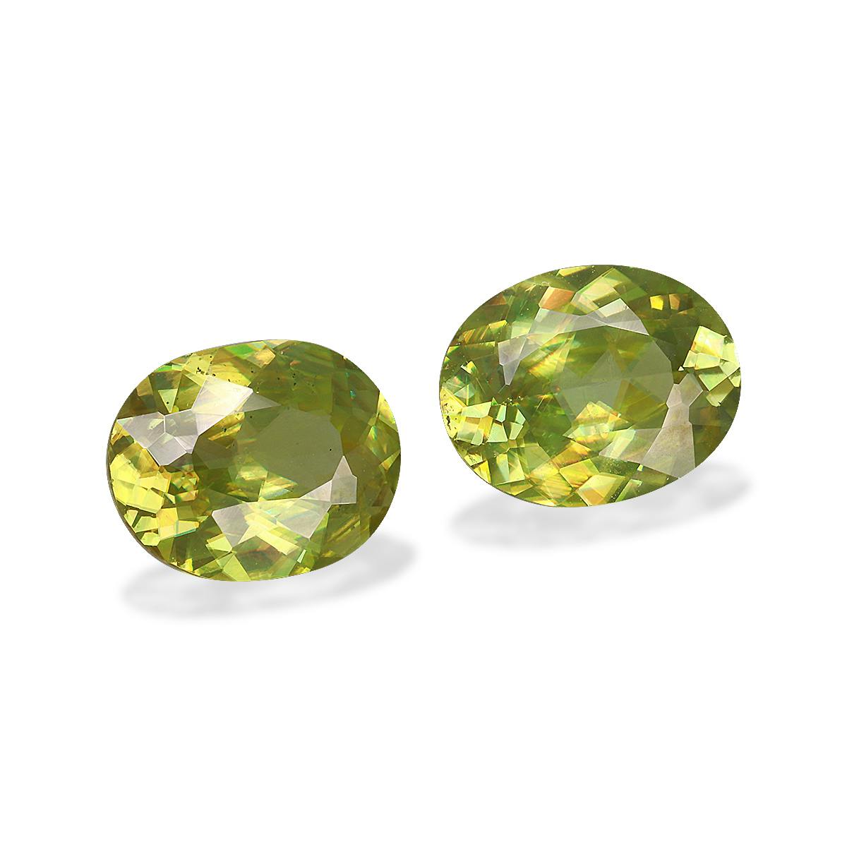 Green Sphene 5.47ct - 10x8mm Pair (SH0690)