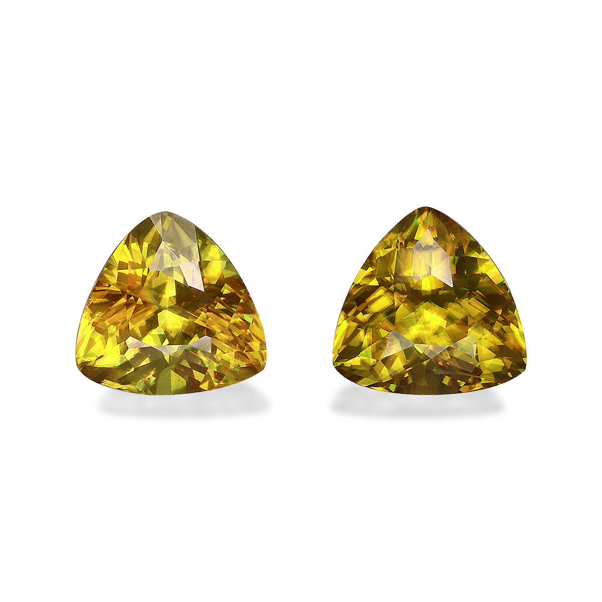 Yellow Sphene 5.94ct - 9mm Pair (SH0705)
