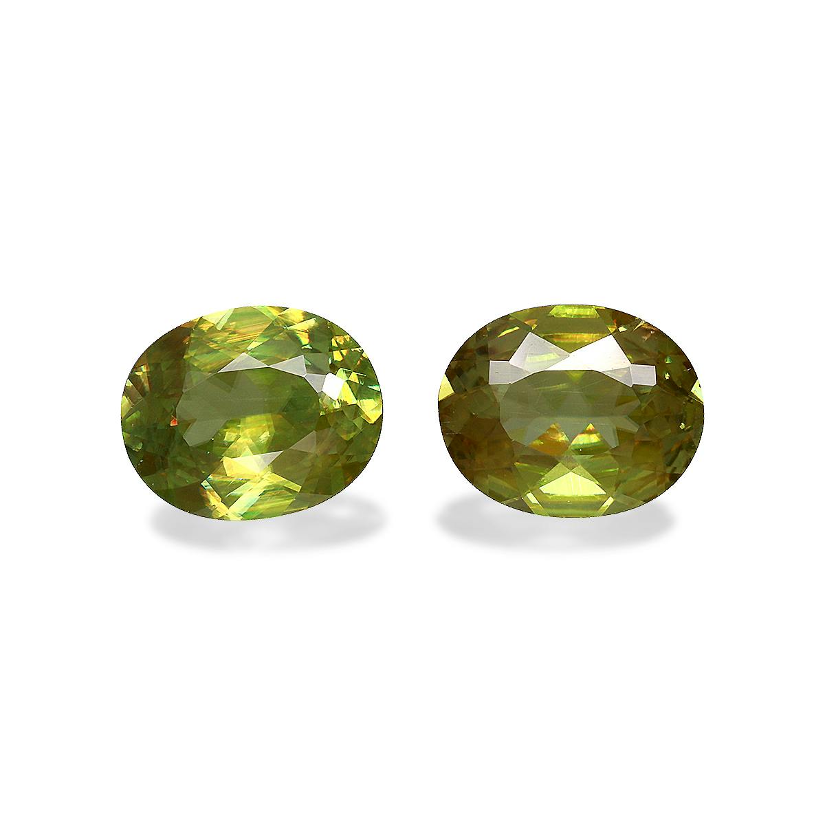 Green Sphene 5.07ct - 10x8mm Pair (SH0710)