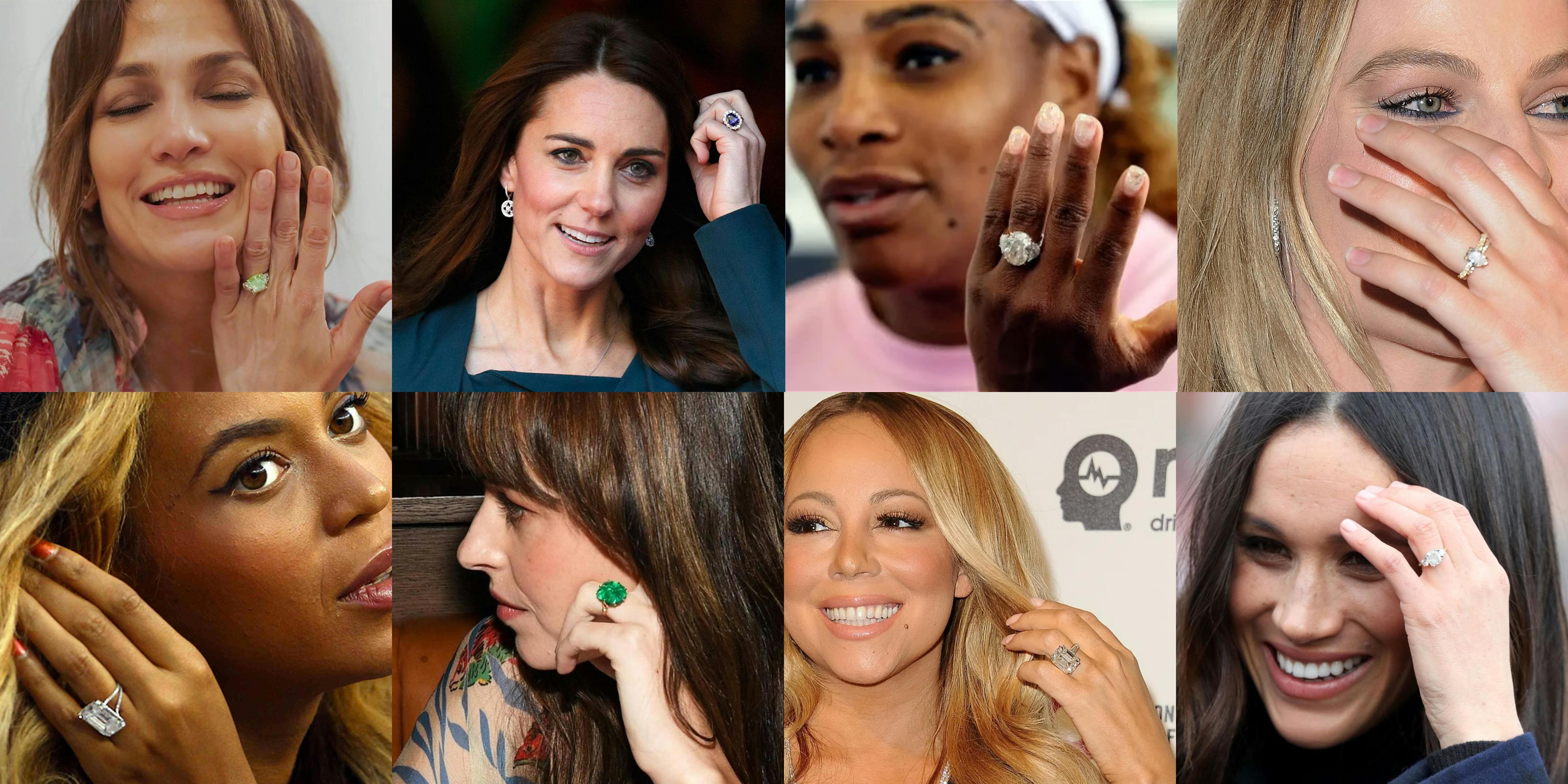 Top 30 Celebrities Stunning Engagement Rings
