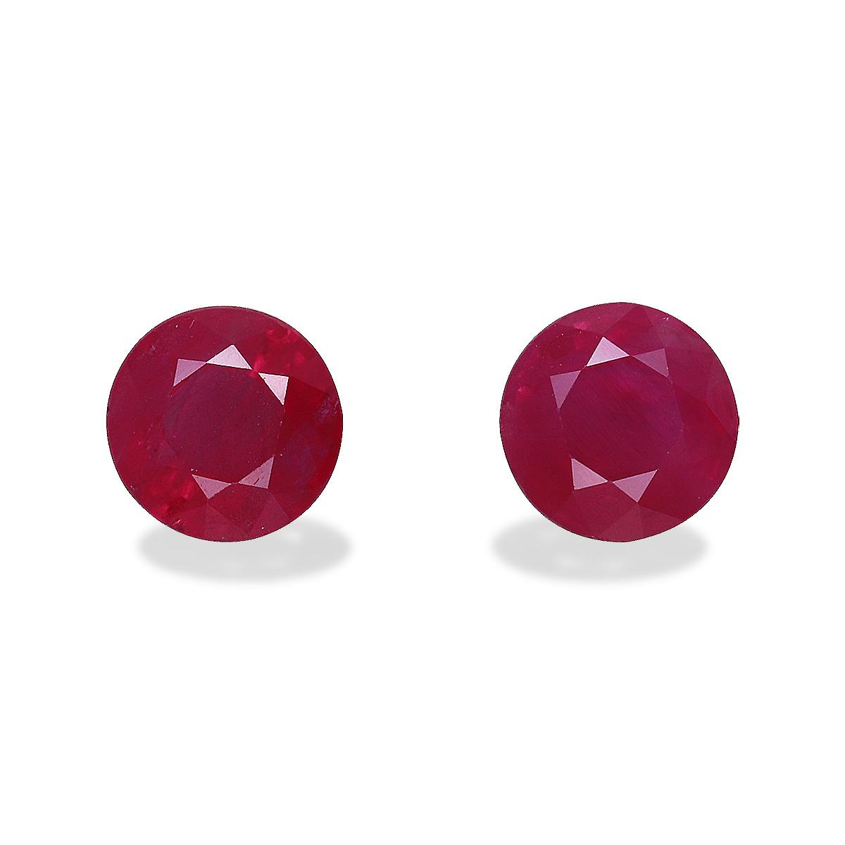 Red Burma Ruby 1.20ct - 5mm Pair (WC8941-12)