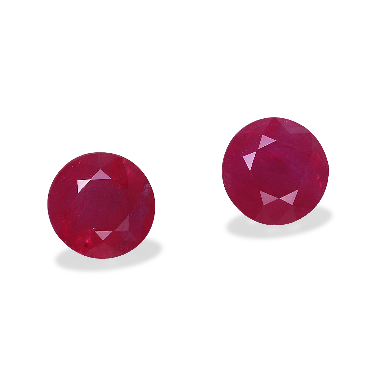 Red Burma Ruby 1.20ct - 5mm Pair (WC8941-12)