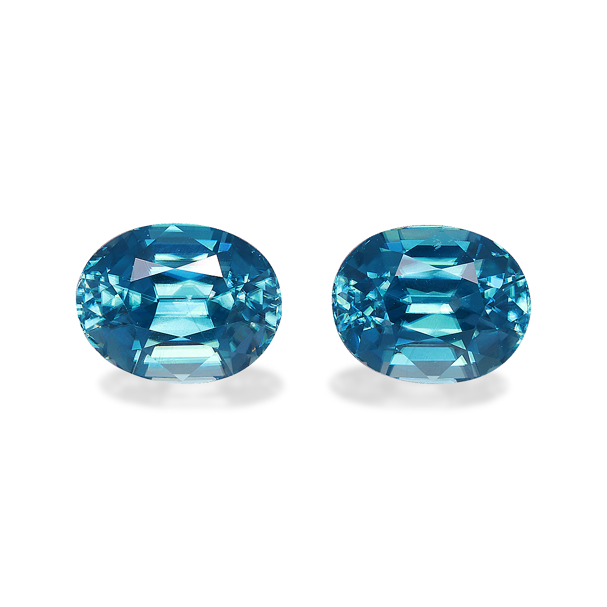 Blue Zircon 7.34ct - Pair (ZI0114)