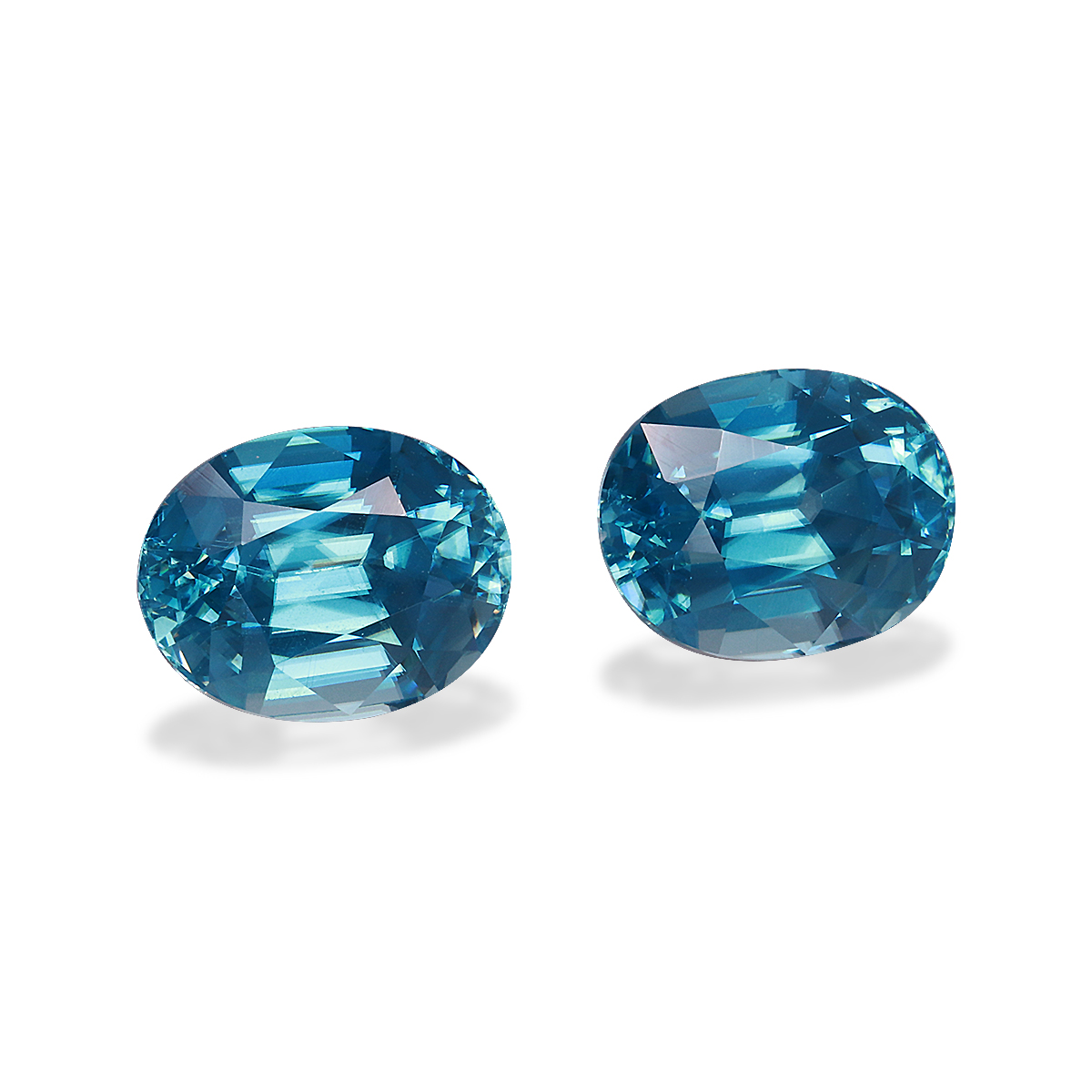 Blue Zircon 7.34ct - Pair (ZI0114)