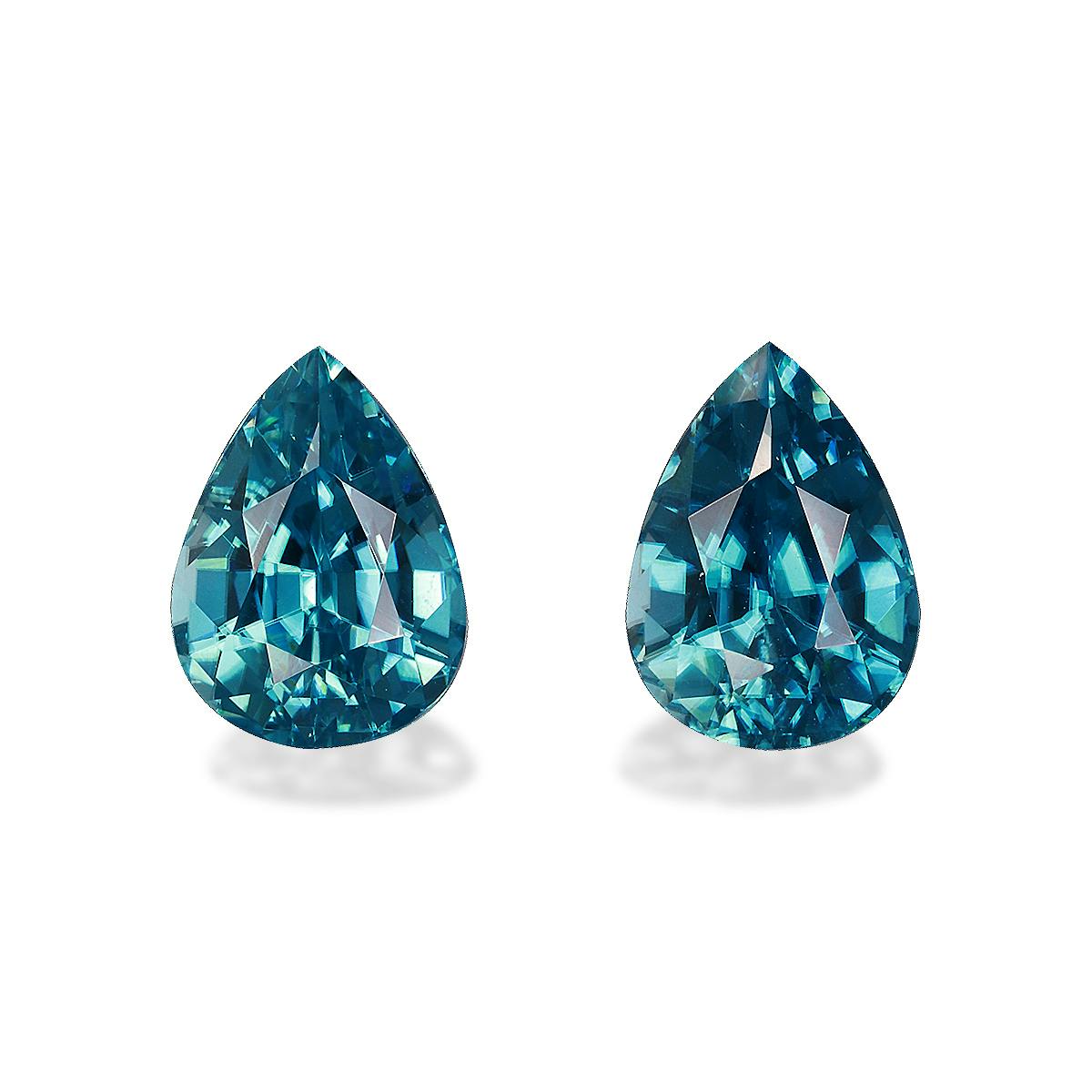 Blue Zircon 6.14ct - Pair (ZI0116)