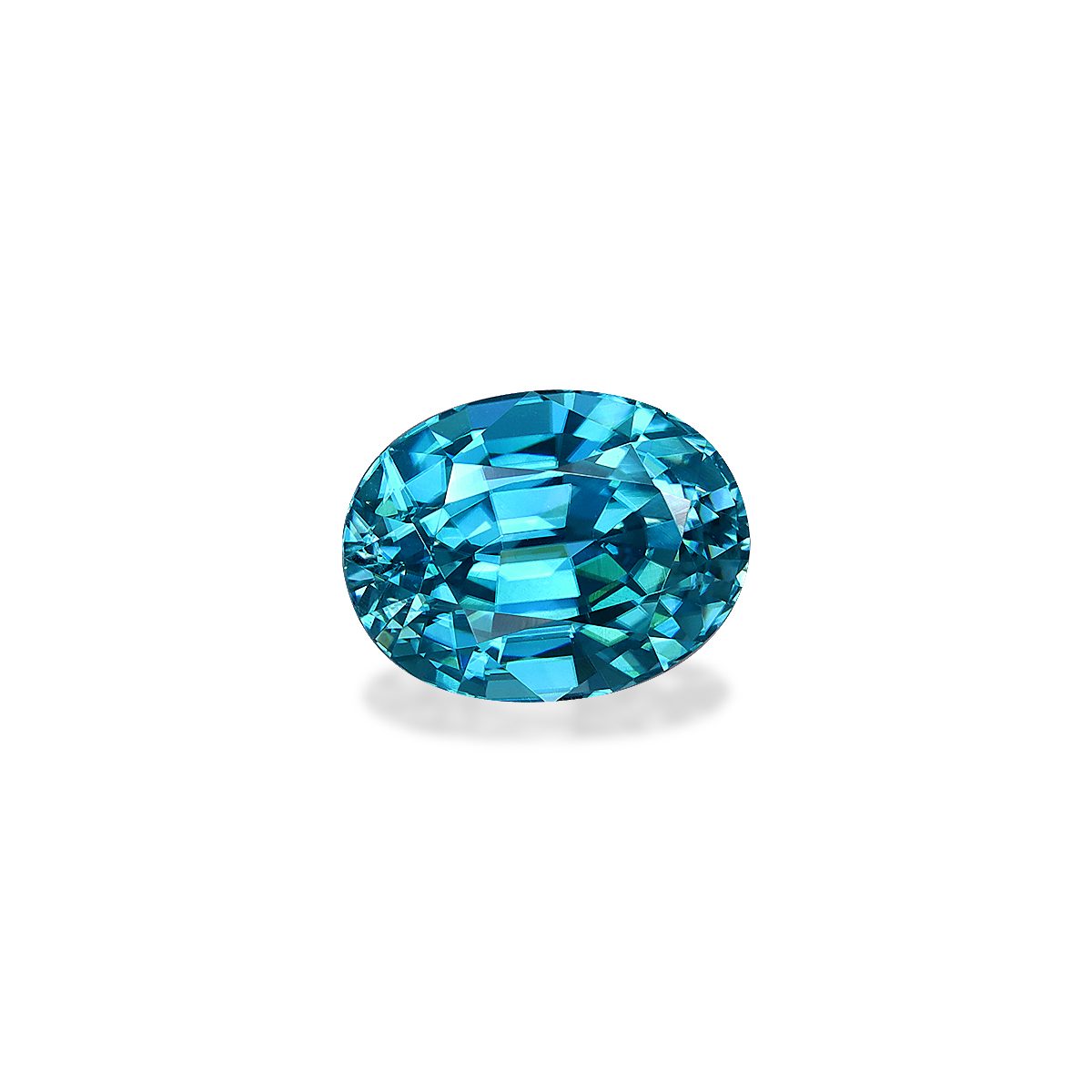 Blue Zircon 3.71ct - 9x7mm (ZI0801)