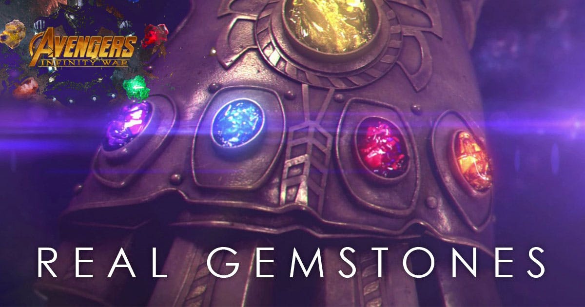 Marvel Real Infinity Stones with natural gemstones - STARLANKA